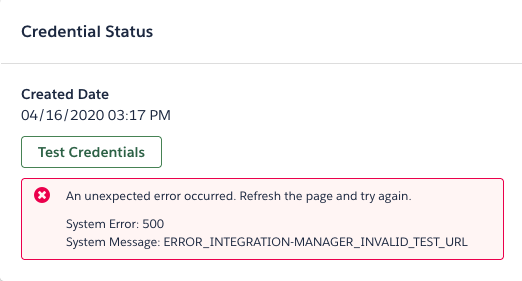 Configuring Integration Credentials | MyOneTrust