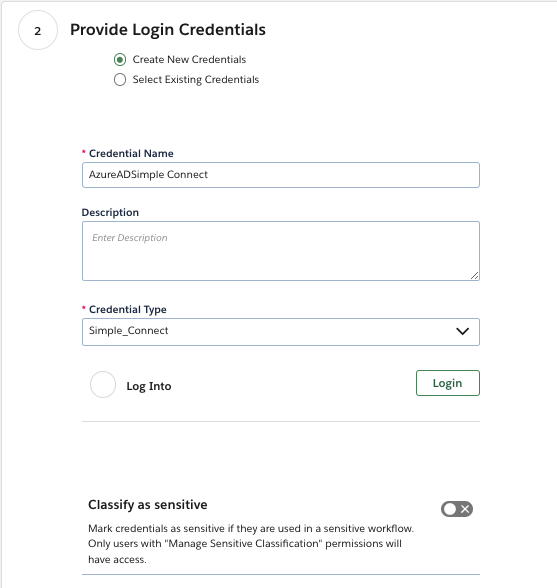 Configuring Integration Credentials | MyOneTrust