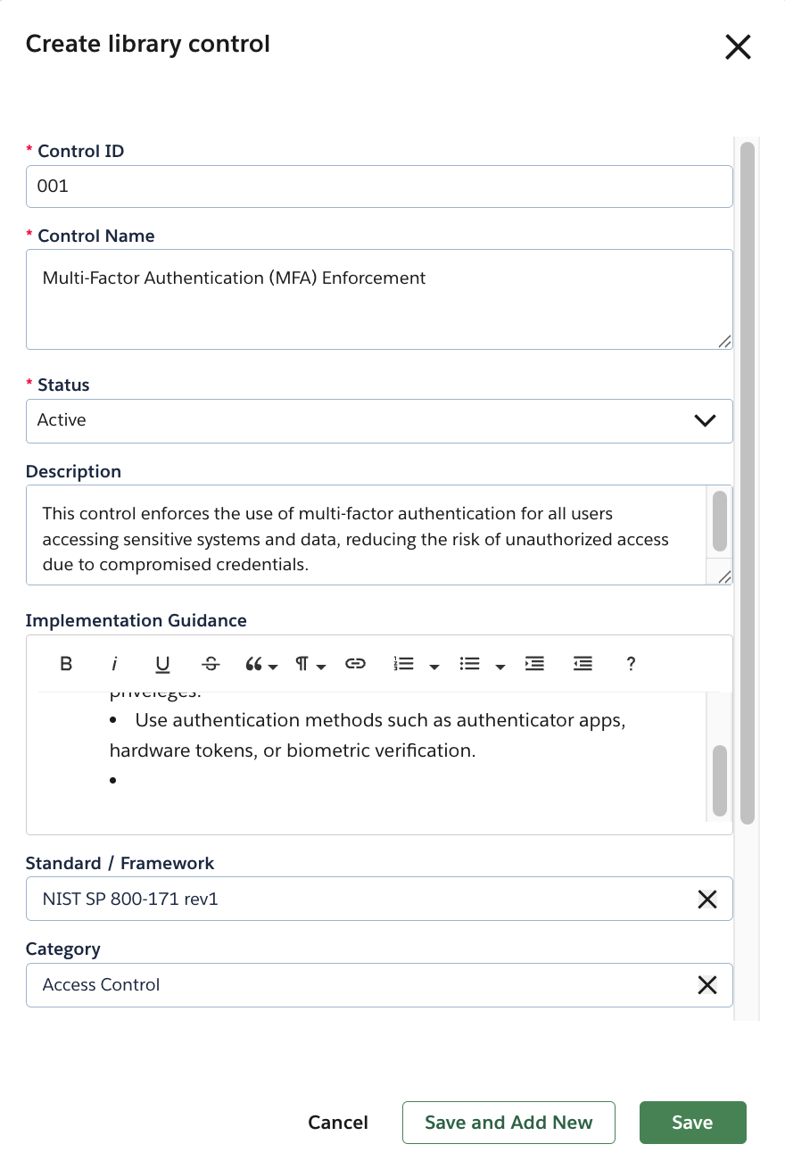 Creating and Managing Risks | MyOneTrust