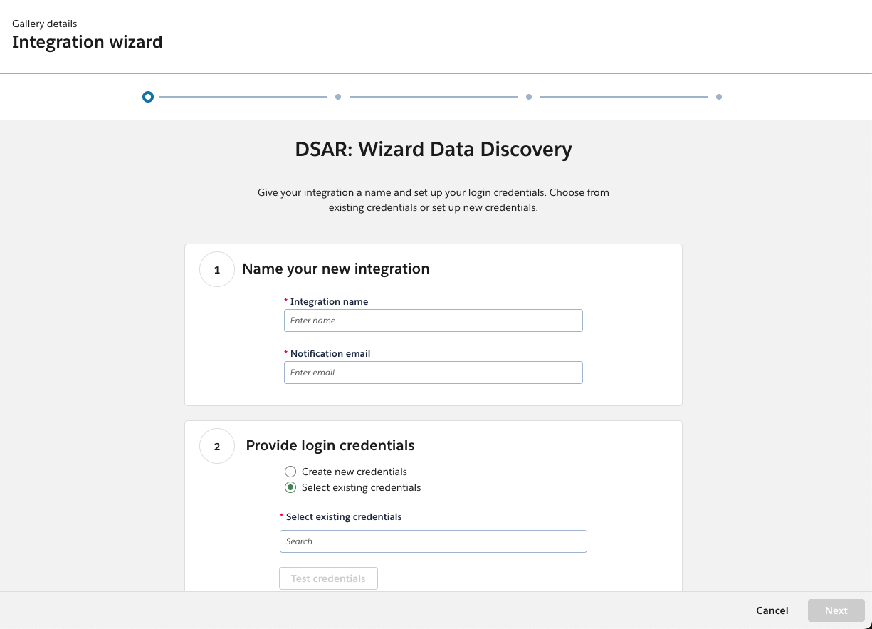 Creating Integrations | MyOneTrust