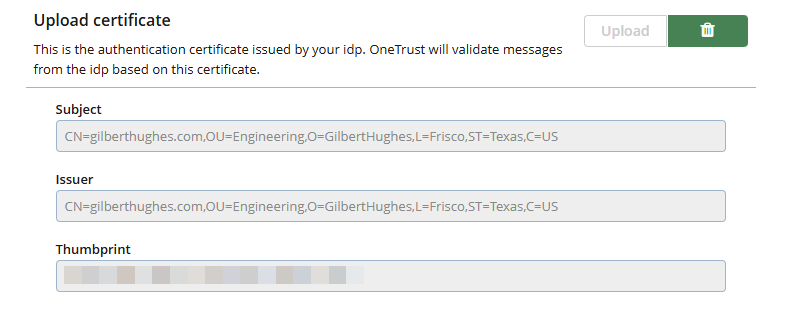 Managing Single Sign-On (SSO) | MyOneTrust