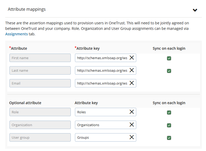 Managing Single Sign-On (SSO) | MyOneTrust