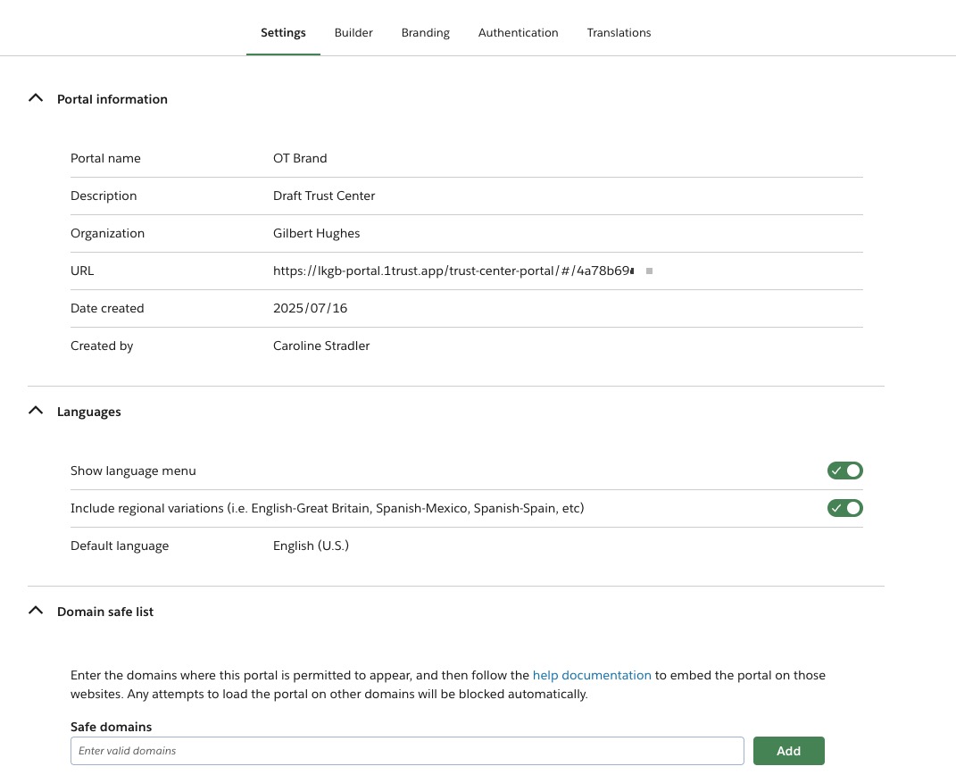 Getting Started with Trust Center | MyOneTrust